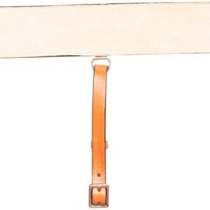 Acerugs TAN WESTERN LEATHER REAR BACK CINCH SADDLE CINCHES FLANK CINCH BACK GIRTH HORSE TACK (Standard)