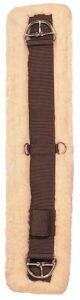 weaver leather fleece lined super cinch, 32-inch, brown/maize