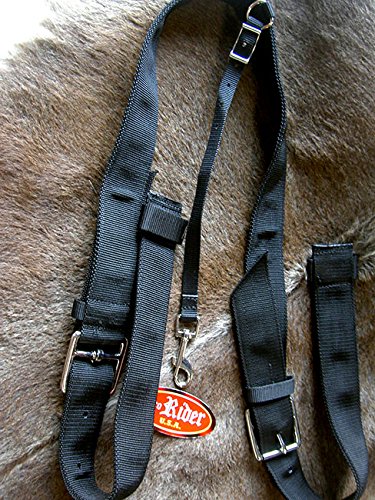 CHALLENGER Horse Horse Western Riding Cinch Girth Black Nylon Web Flank Strap 97F01