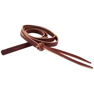 martin saddlery leather rope strap with button knot