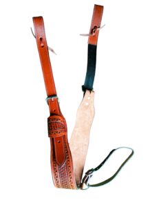 raavils western horse leather complete flank cinch set rear flank back cinch girth saddle billets tack horse cinche billet