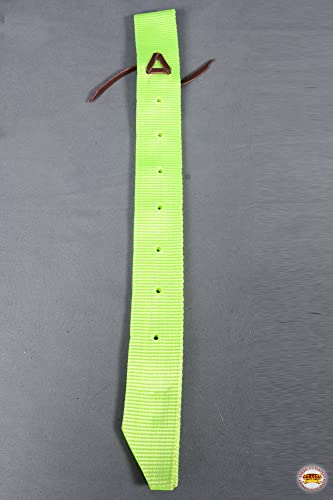 HILASON Light Green Single Nylon Cinch Tie Strap and Off Billet Set|Cinch Strap| Off Billet Strap| Tie Strap| Off Billet Tie Strap