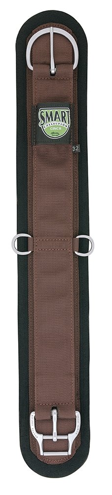 Weaver Leather Felt Lined Straight Smart Cinch Brown, 26-Inch