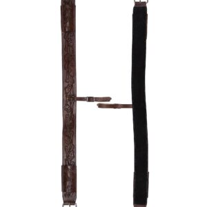 Acerugs Western Leather Back Rear Flank Cinch Girth CINCHES Horse TACK Trail (Standard)