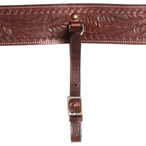 Acerugs ALL PURPOSE WESTERN LEATHER HORSE TACK SADDLE BACK CINCH BUCKING STRAP REAR GIRTH