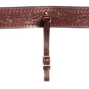 Acerugs ALL PURPOSE WESTERN LEATHER HORSE TACK SADDLE BACK CINCH BUCKING STRAP REAR GIRTH