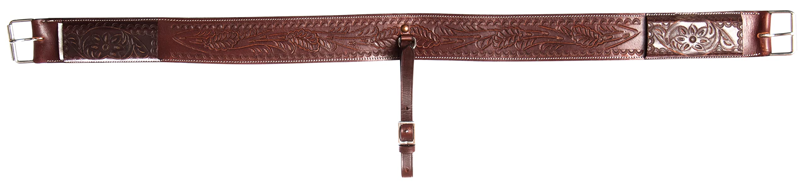 Acerugs ALL PURPOSE WESTERN LEATHER HORSE TACK SADDLE BACK CINCH BUCKING STRAP REAR GIRTH