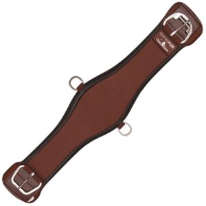 classic equine featherflex roper cinch, brown, 28-inch