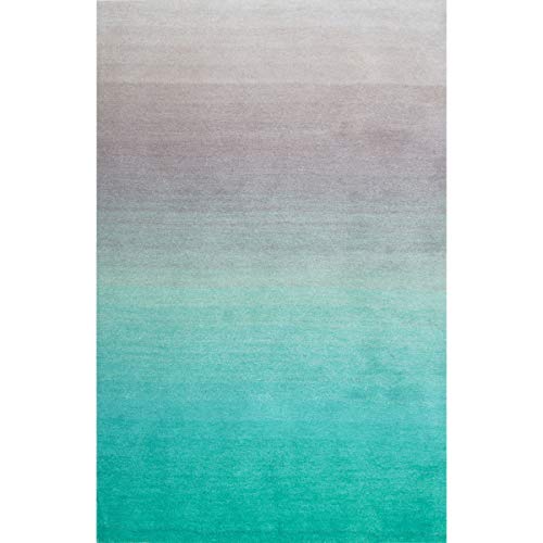 nuLOOM Handmade Ombre Shag Area Rug, 5x8, Turquoise