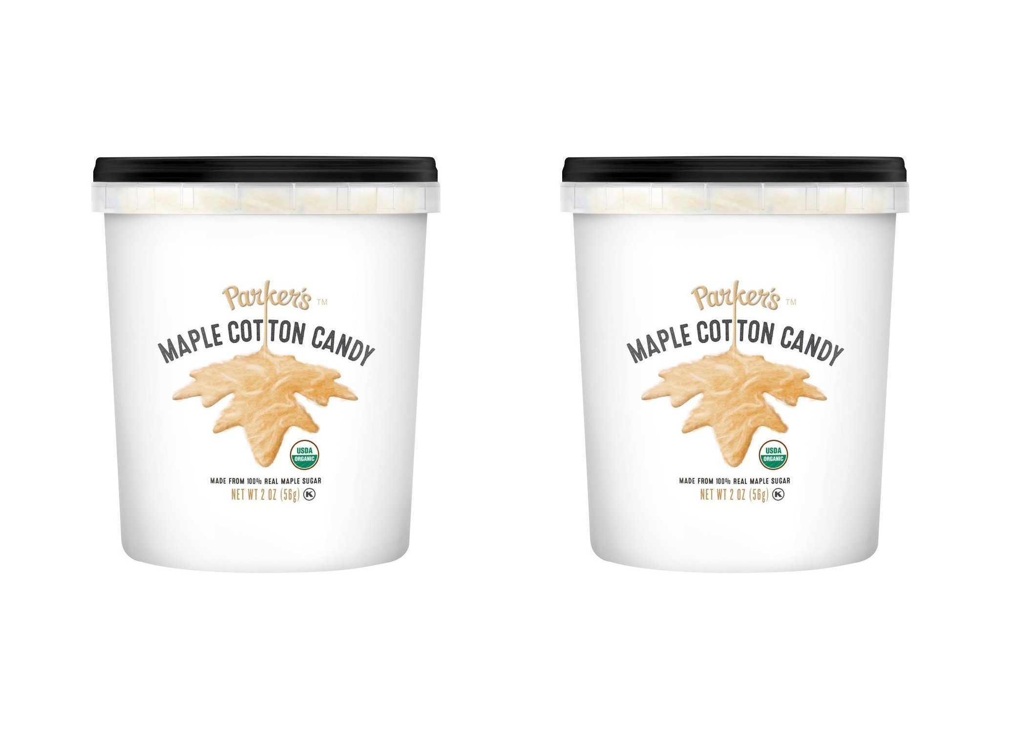 Parker's Maple, Organic Maple Cotton Candy, 2 oz (Pack of 2)