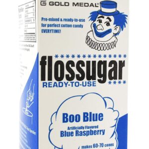 Gold Medal Variety Candy Flossugar (Blue Raspberry and Pink Vanilla) , 52 oz - 1/2 Gallon, 2 Pack