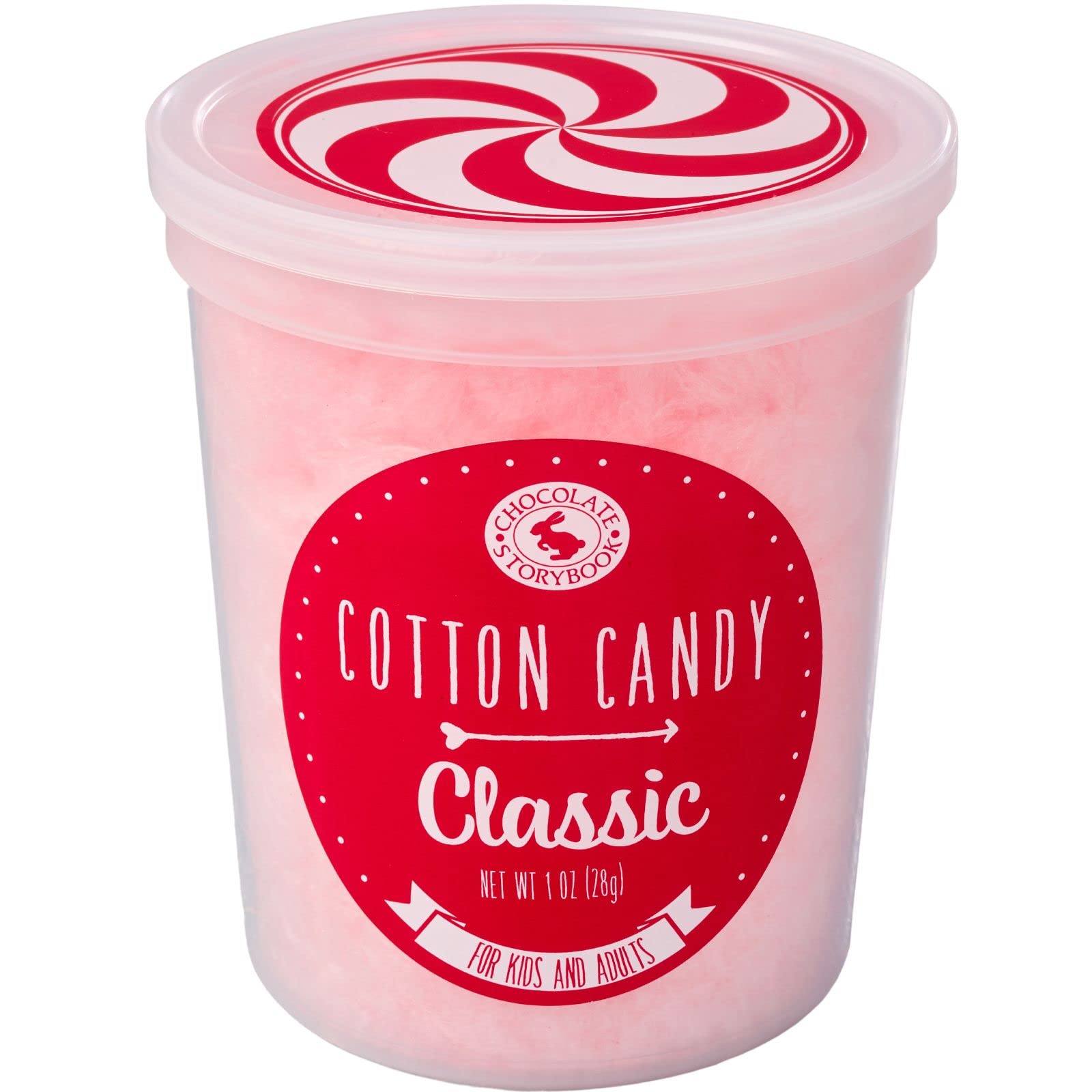 Blue Raspberry & Classic Pink Vanilla Gourmet Flavored Cotton Candy (24 Pack) – Unique Idea for Holidays, Birthdays, Gag Gifts, Party Favors…