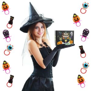 Fruidles Halloween Candy Rings, Hard Candy, Individually Wrapped (12-Pack)