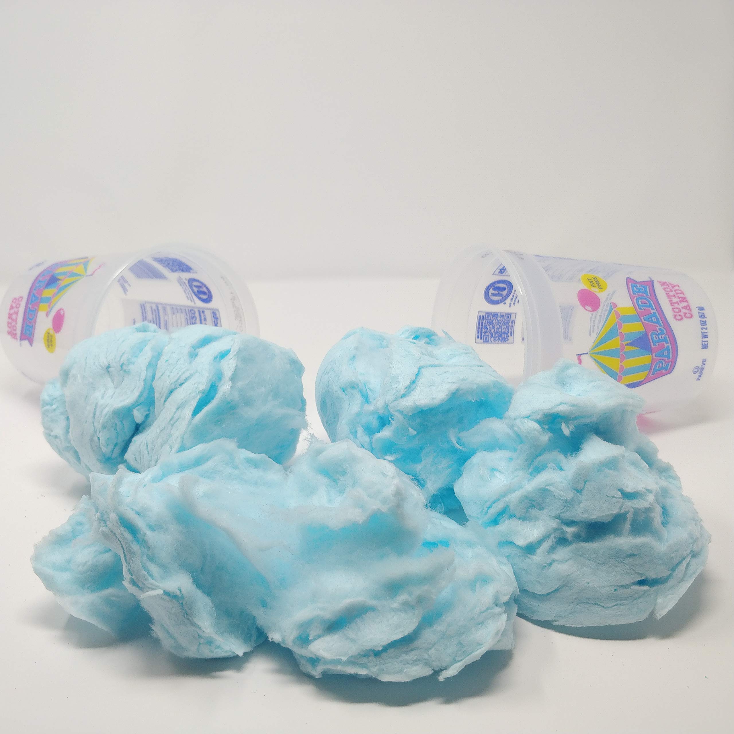 Blue! It's a Boy! Reveal Party -- Baby Shower - Parade Cotton Candy Cotton Candy, 2 - Tubs (2 oz each) 4 oz Total - Great for party, snack, fun