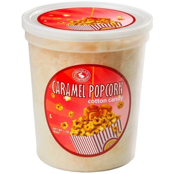 Campfire Classics Cotton Candy Gift Set of 3 Caramel Popcorn, Mexican Hot Chocolate, S'mores - Unique ideas for Holidays, Birthdays, Gag Gifts, Party Favors