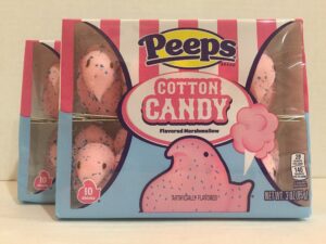 peeps limited edition cotton candy pack of 2, 20 chicks total