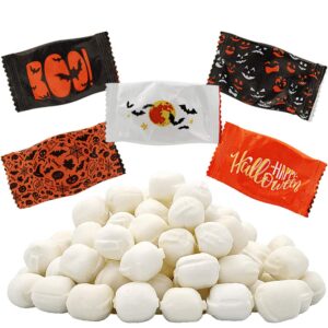 fruidles halloween buttermints, mint candies, after dinner mints, fat-free, individually wrapped (55 pieces)