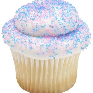 DECOPAC Cotton Candy Flavoured Sanding Sugar, 33oz, Fancy Sprinkles in Handheld Container, Edible Sprinkles For Drink Rims, Celebration Cakes, Cupcakes, Cookies