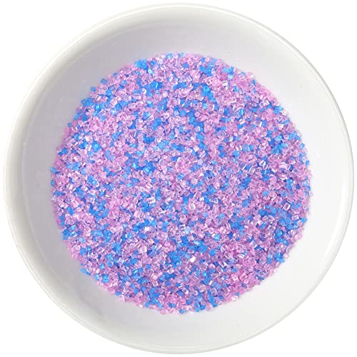 DECOPAC Cotton Candy Flavoured Sanding Sugar, 33oz, Fancy Sprinkles in Handheld Container, Edible Sprinkles For Drink Rims, Celebration Cakes, Cupcakes, Cookies