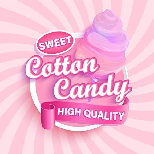 Cotton Candy Floss Sugar (Orange Flavor, 11 oz) –Cotton Candy Flavoring Super Floss Makes 44 Medium Cones- Candy Supplies