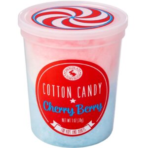 Juicy Bites Cotton Candy Gift Set of 3 Pickle, Cherry Berry, Juicy Watermelon - Unique ideas for Holidays, Birthdays, Gag Gifts, Party Favors