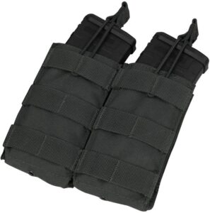 condor ma19 double open top mag pouch black