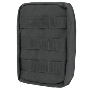 tactical first aid pouch, molle compatible- black