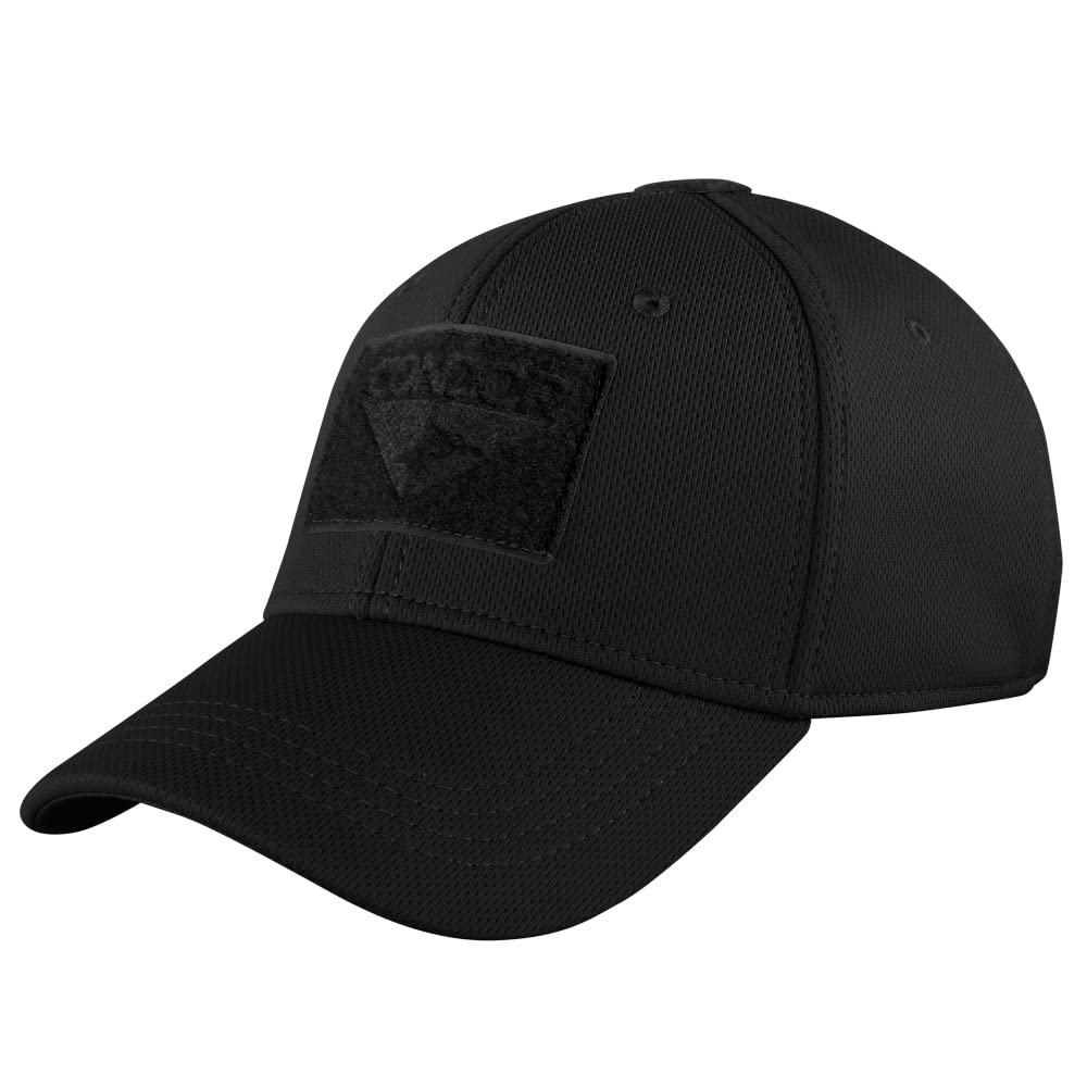 CONDOR Men's Outdoor Flex Tactical Cap (Black, L/XL)