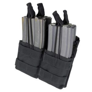 condor ma43-002 double stacker m4/m16 mag pouch black