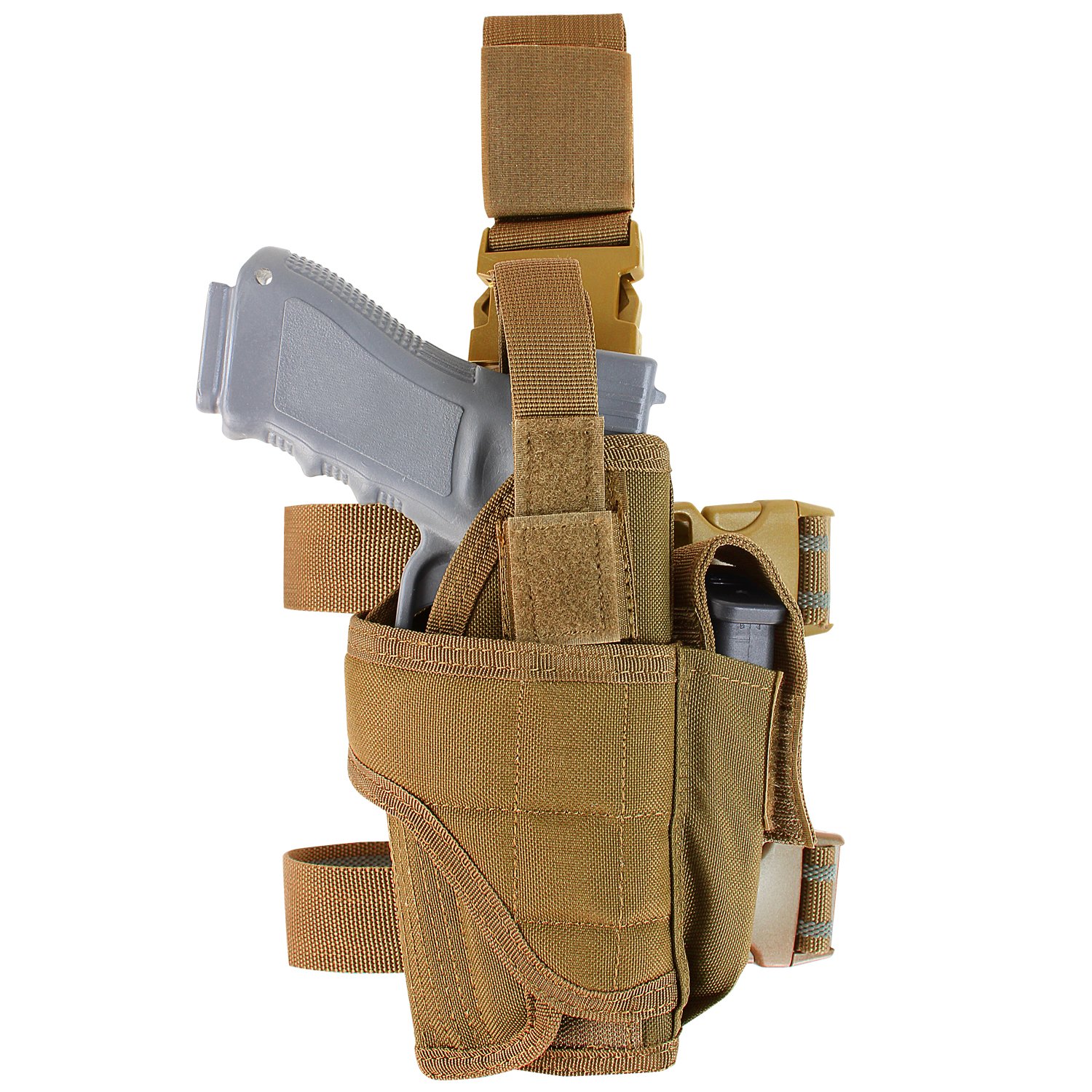 Condor Elite TTLH-498 Tornado Tactical Leg Holster Coyote Brown