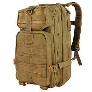 condor outdoor products compact company assault pack, coyote brown