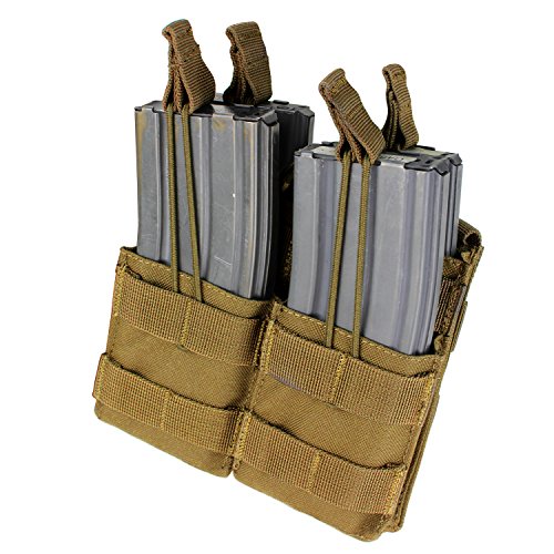 Condor Elite MA43-498 Double Stacker M4 Mag Pouch Coyote Brown