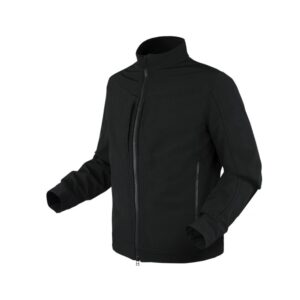 condor outdoor intrepid soft shell jacket (black, medium)