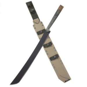 condor tool & knife yoshimi machete | heavy duty machete | high carbon steel | micarta handle | garden machete | kydex molle compatible sheath | cutlass machete | 4.5mm thick | 19.1in blade | 47.5oz