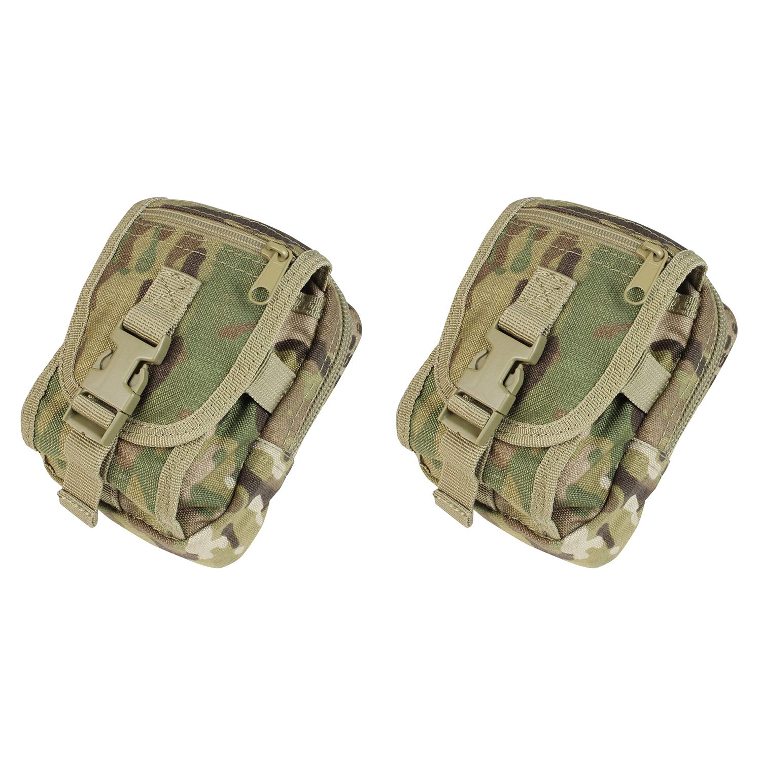 Condor Molle Gadget Pouch, Multicam - 2 Pack