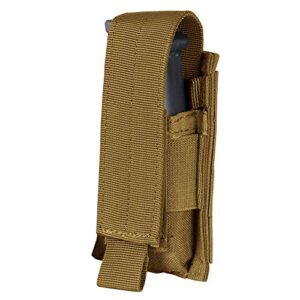 condor elite ma32-498 single pistol mag pouch coyote brown