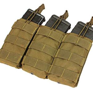 Condor Elite MA27-498 Triple M4/M16 Open-Top Mag Pouch Coyote Brown