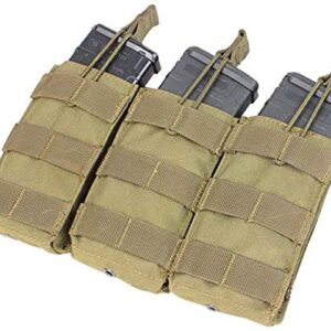 Condor Elite MA27-498 Triple M4/M16 Open-Top Mag Pouch Coyote Brown