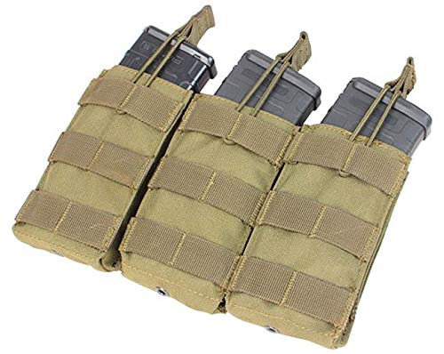 Condor Elite MA27-498 Triple M4/M16 Open-Top Mag Pouch Coyote Brown