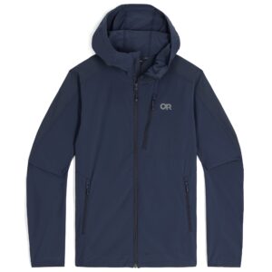 outdoor research men's ferrosi hoodie - quick-drying & uv 50+ sun protection naval blue