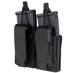 condor gen2 double kangaroo magazine pouch (black)