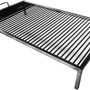 Luxury Argentine Grill + Brazier - Iron Argentina Grill - BBQ Parrilla Asado - Sor Pampa Grill (28 x 2o inches)