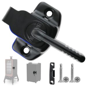 smoker door latch for cuisinart cos-330 vertical smoker/pit boss vertical smoker 1077, heavy duty smoker door latch kits for most of masterbuilt electric smoker replacement parts door latch