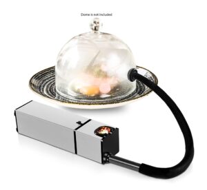 chefhut cocktail smoker mini smoke infuser for meat, food,drinks, bbq handheld indoor cold portable smoking gun