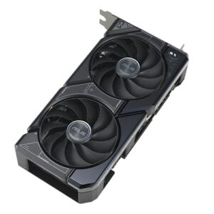 ASUS Dual GeForce RTX™ 4060 Ti 16GB OC Edition GDDR6 (PCIe 4.0, 16GB GDDR6, DLSS 3, HDMI 2.1a, DisplayPort 1.4a, 2.5-slot design, Axial-tech fan design, 0dB technology, and more)