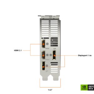 GIGABYTE GeForce RTX 4060 OC Low Profile 8G Graphics Card, 3X WINDFORCE Fans, 8GB 128-bit GDDR6, GV-N4060OC-8GL Video Card