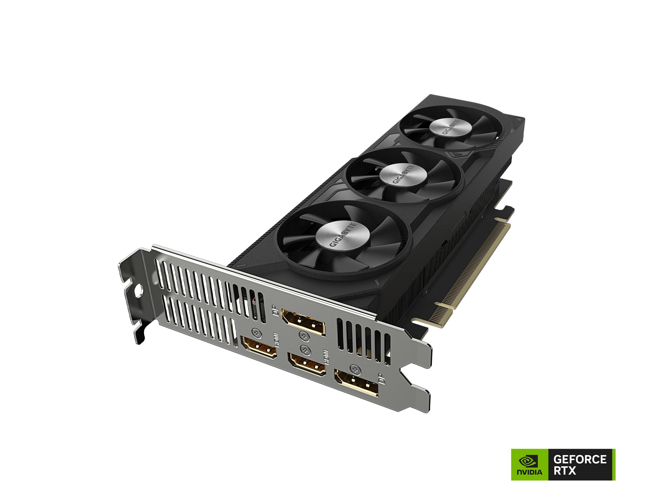 GIGABYTE GeForce RTX 4060 OC Low Profile 8G Graphics Card, 3X WINDFORCE Fans, 8GB 128-bit GDDR6, GV-N4060OC-8GL Video Card