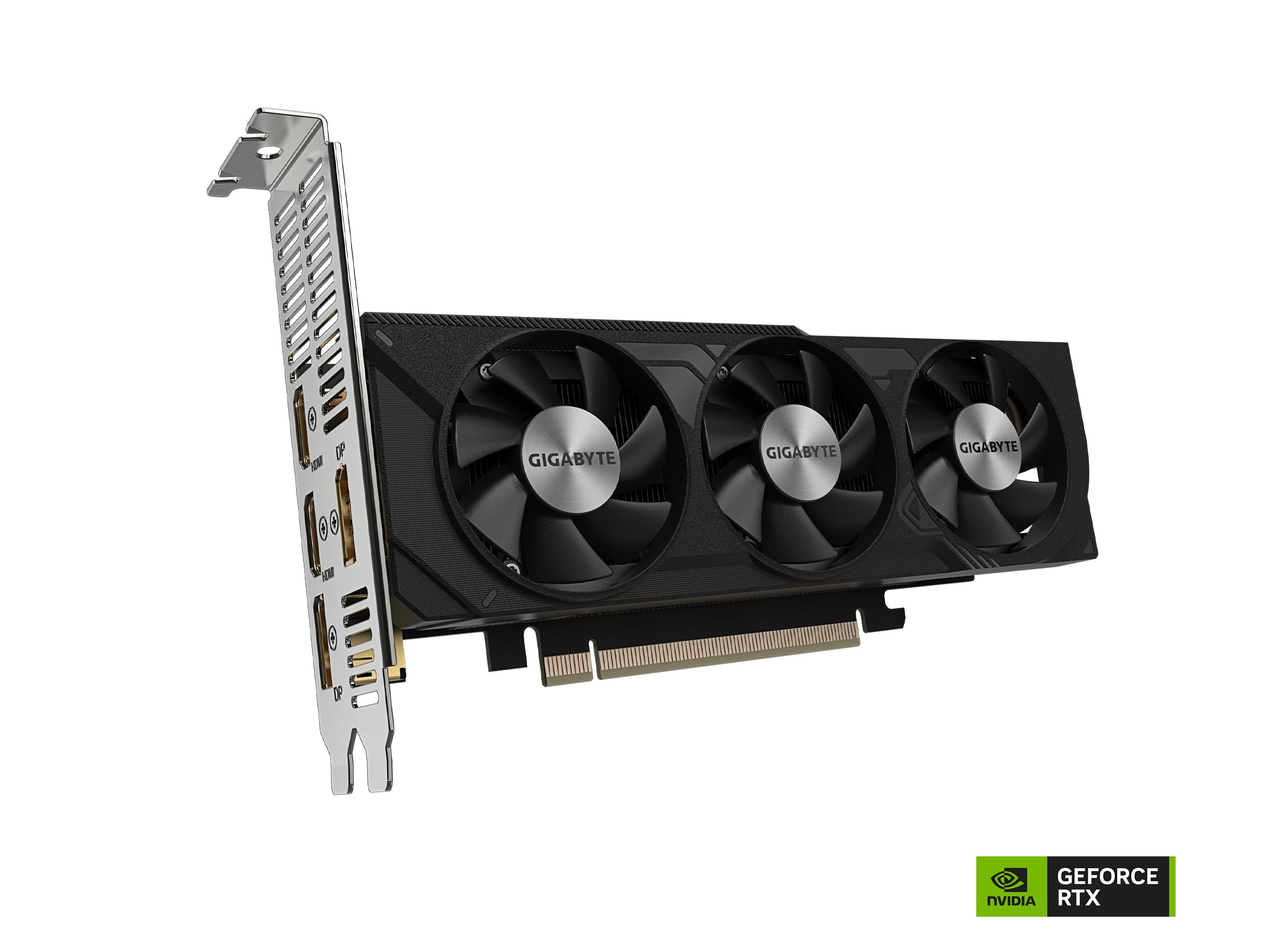 GIGABYTE GeForce RTX 4060 OC Low Profile 8G Graphics Card, 3X WINDFORCE Fans, 8GB 128-bit GDDR6, GV-N4060OC-8GL Video Card