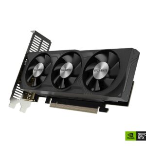 GIGABYTE GeForce RTX 4060 OC Low Profile 8G Graphics Card, 3X WINDFORCE Fans, 8GB 128-bit GDDR6, GV-N4060OC-8GL Video Card