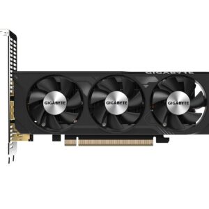 GIGABYTE GeForce RTX 4060 OC Low Profile 8G Graphics Card, 3X WINDFORCE Fans, 8GB 128-bit GDDR6, GV-N4060OC-8GL Video Card